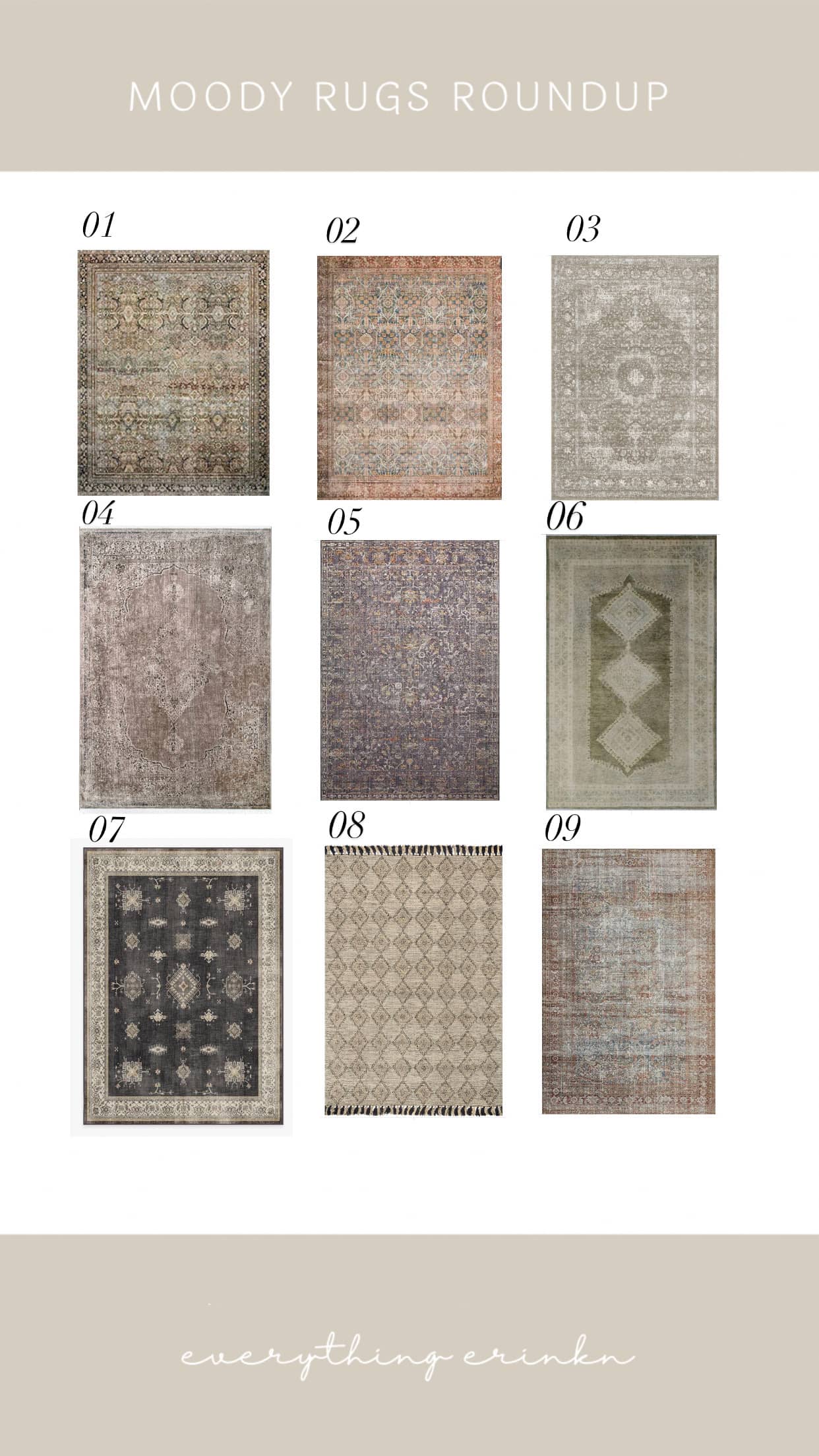 My Favorite Moody Rugs – Everything Erin
